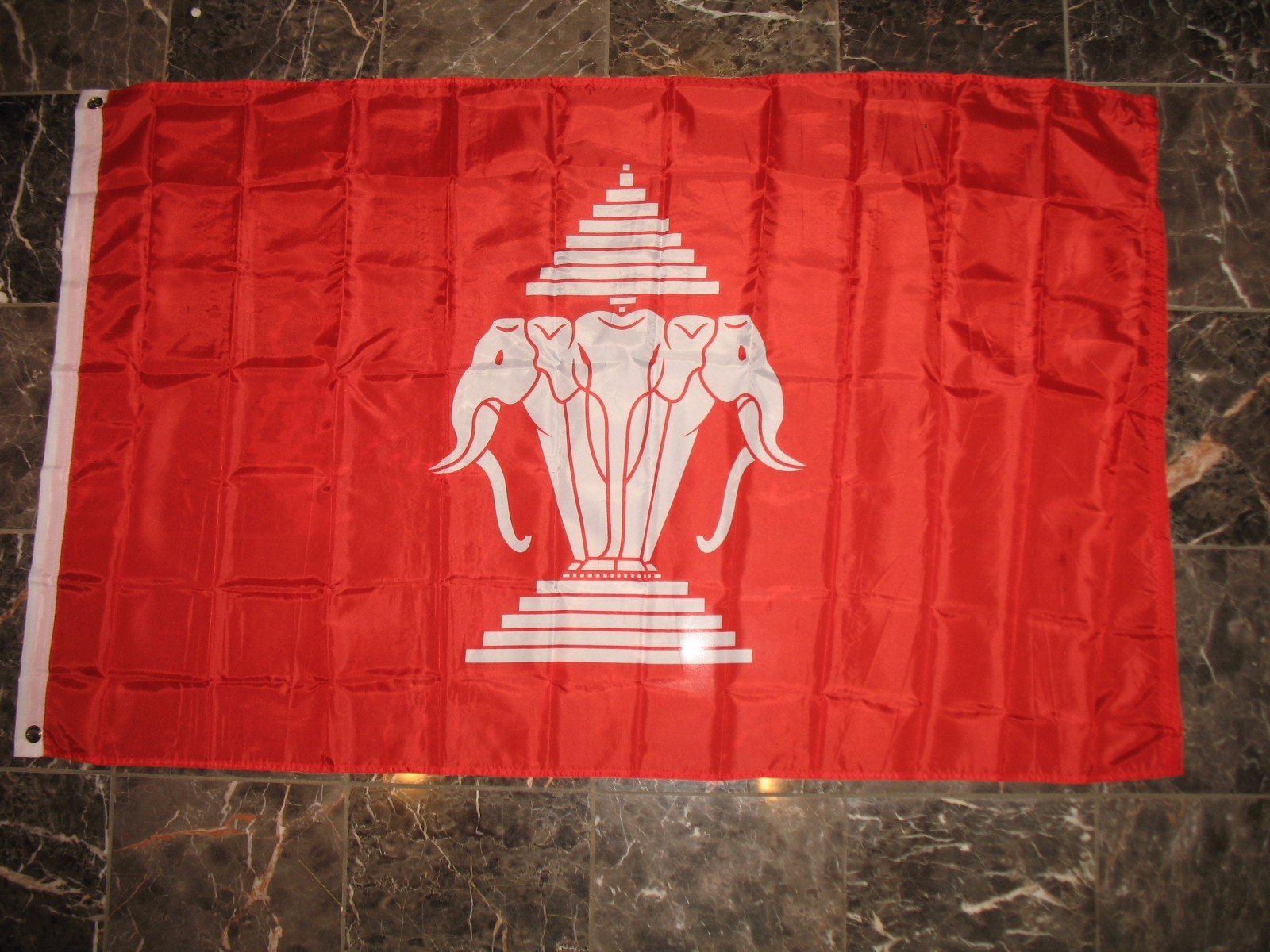 Old Style Flag of Laos 3x5 ft Elephants Laotian Lao Republic Historic ...