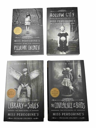 Miss Peregrine's Home Peculiar Children 4 Book Lot Ransom Riggs HC & PB ...