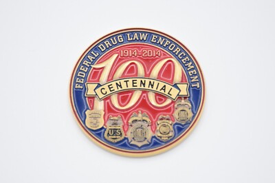 DEA DRUG ENFORCEMENT AGENCY CHALLENGE COIN SPECIAL EDITION CENTENNIAL ...