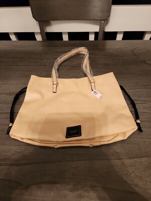 NWT Victorias Secret Cinch Top Tote Bare Faux Leather Bag Purse | eBay