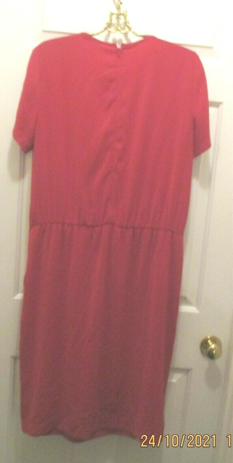 NWT St John Red SS Dress sz 12 | eBay