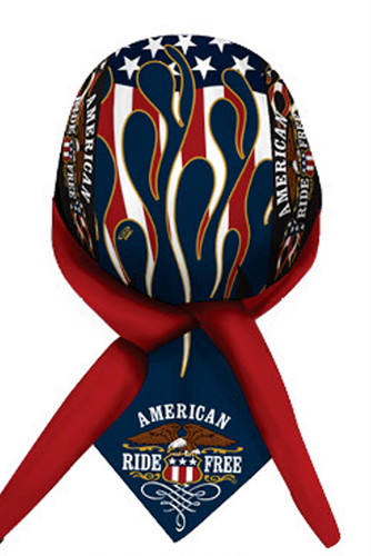 Biker Headwrap Danbanna Deluxe Du-Rag Cap Doo Rag Bandana American Ride ...