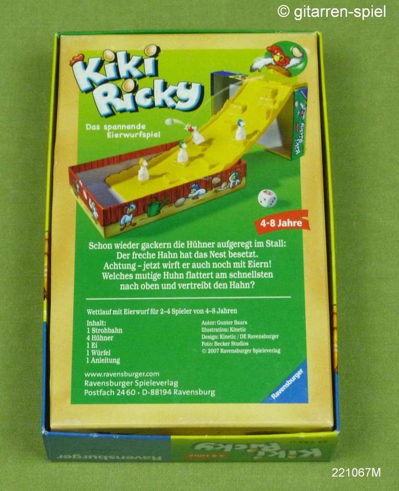 Kiki Ricky Mitbringspiel - Komplett 1A Top! Eierwurf-Spiel Ravensburger ©2007 | eBay