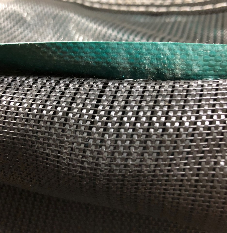 PREMIUM Hand Crank Tarp Kit with Black Mesh Tevlar Dump Truck Trailer ...