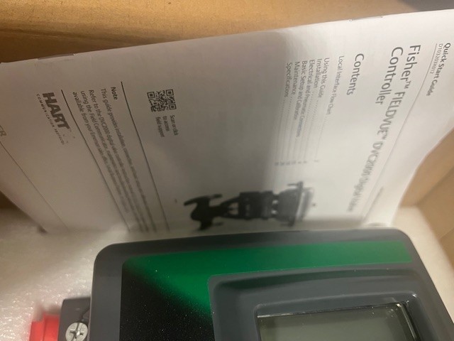 Fisher DVC2000 Fieldvue Valve Positioner DVC-3787-4346427 Digital HART ...