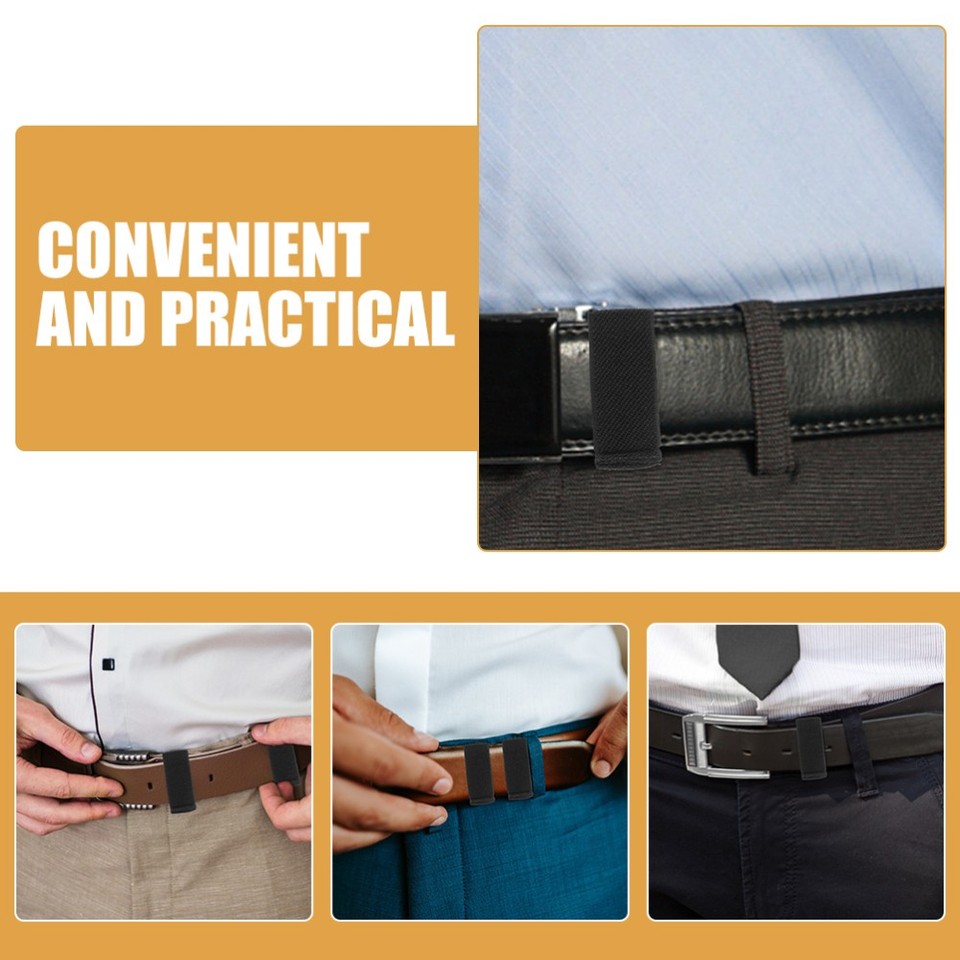 2 Pack Elastic Belt Loop Webbing Loops Cord Holders for Cables Men's ...