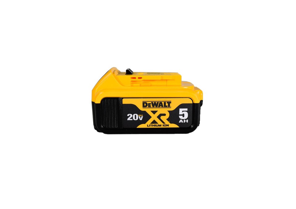 DeWalt DCG410 20V XR 4-1/2" - 5" Cordless Angle Grinder with (2) 5.0Ah ...