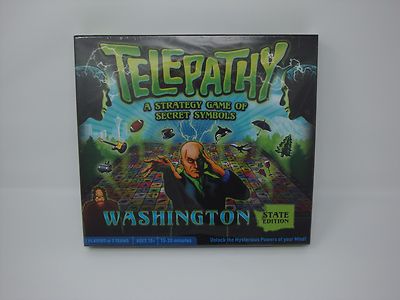 Telepathy Washington State Edition by Mighty Fun Strategy Memory Board ...