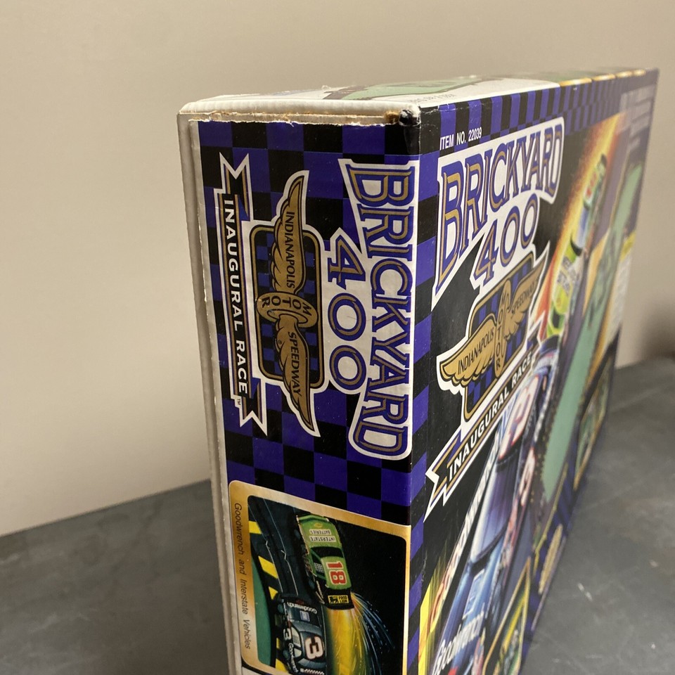 BRICKYARD 400 INAGURAL SLOT CAR RACE TRACK MR-1 MARCHON NASCAR ...