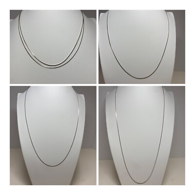 Transforming Necklace Adjustable Silver Tone Chain 28-16” Fits With Any ...