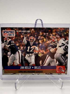 1991 Jim Kelly Football Card #8 NFL Pro Set Buffalo Bills | eBay