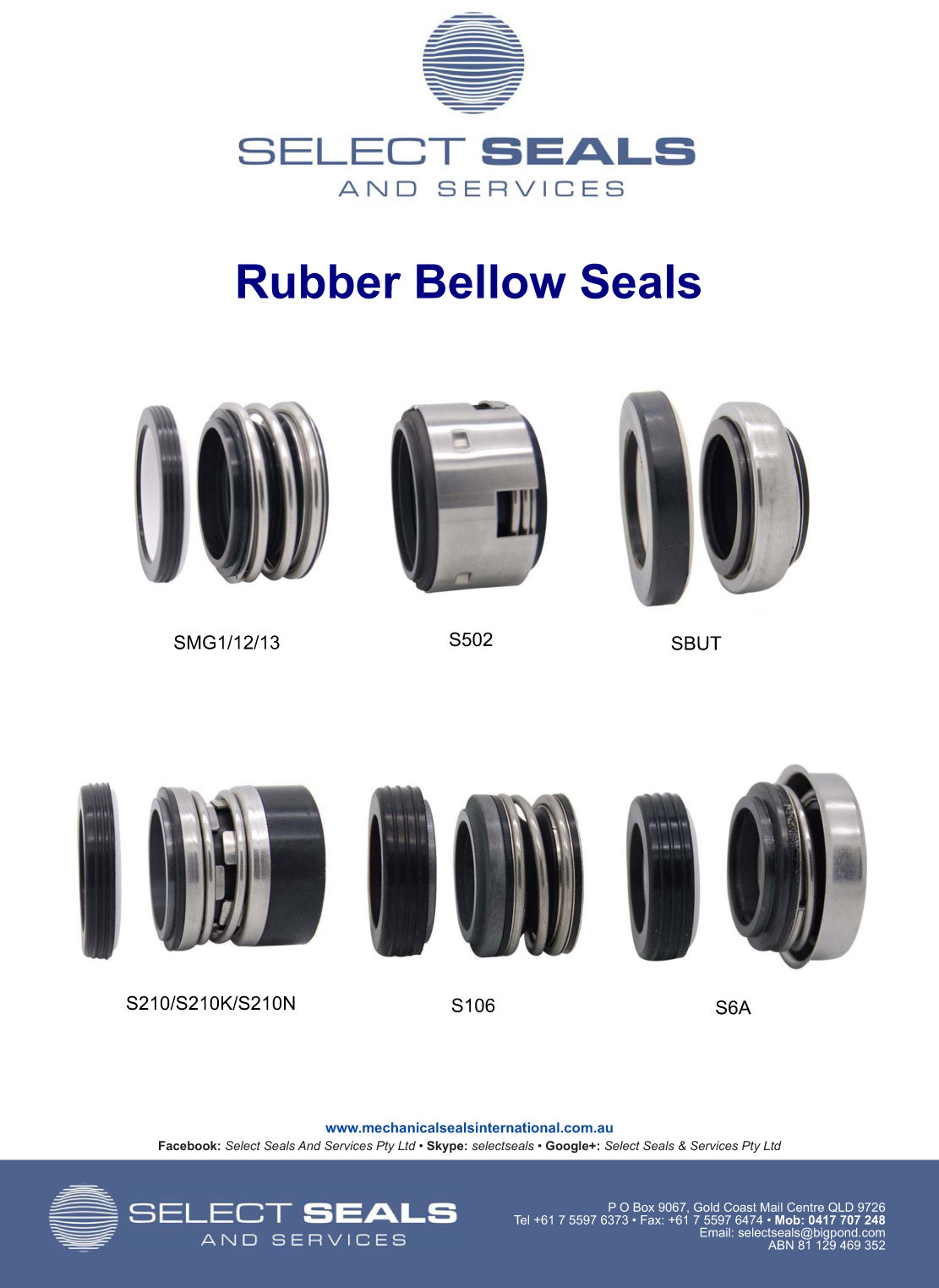 MG12 Pump Shaft Mechanical Seals - Eagle Burgmann Replacement ...