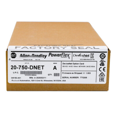 Factory Sealed Allen-Bradley 20-750-DNET Power Flex 750 DeviceNet ...
