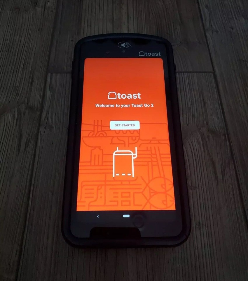 Toast Flex POS Go 2 Handheld Tablet Mobile Computer Device - MPN: TG200 ...