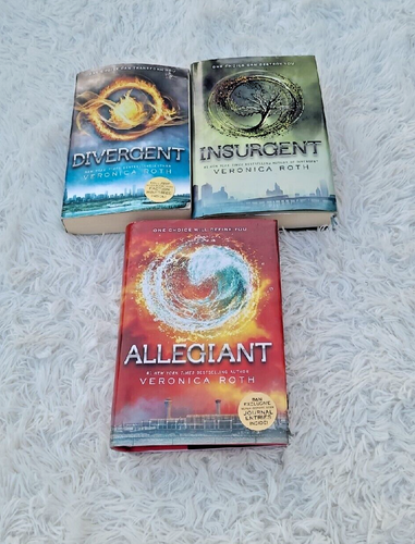 Lot of 3 Divergent Series Books Collection by Veronica Roth PB & HC | eBay