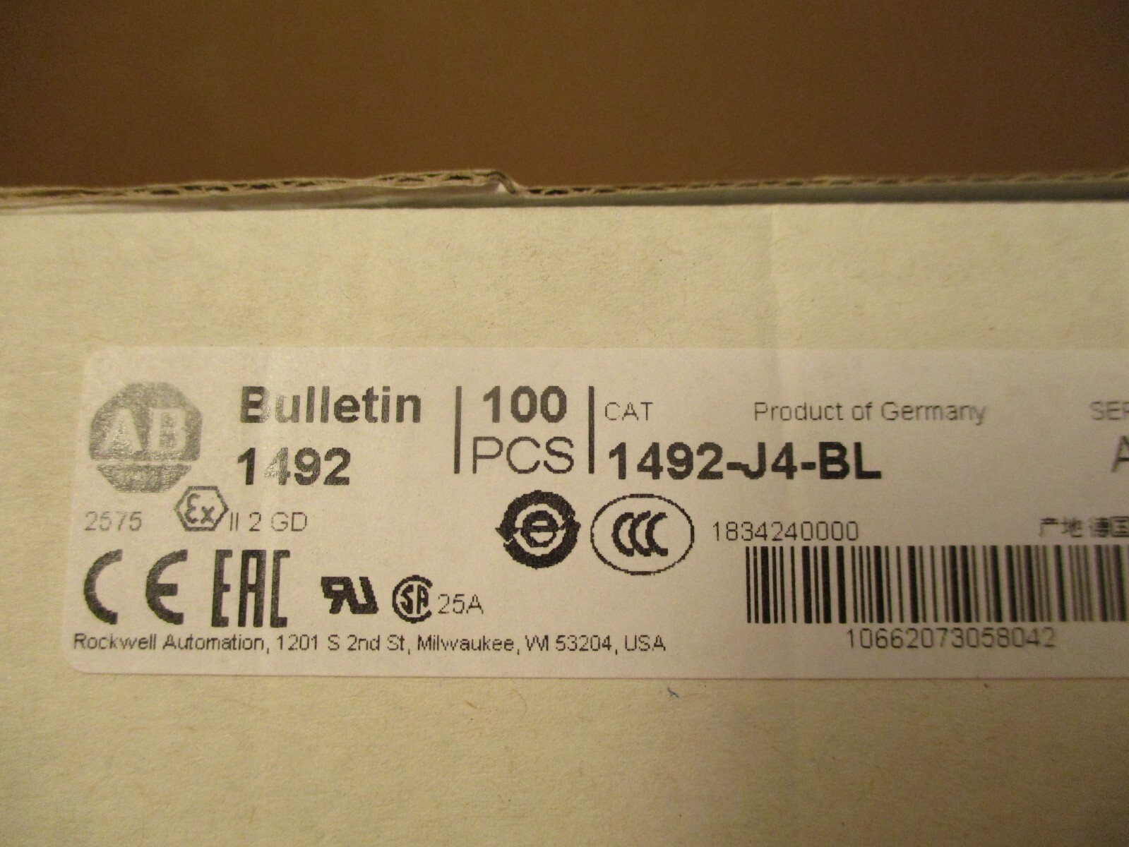 Allen Bradley 1492J4BL NSNP Genuine AB 1492 J4 BL for sale online | eBay