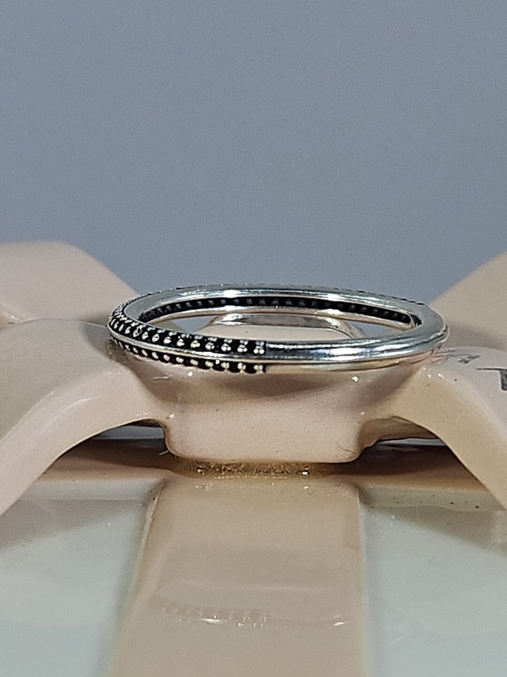 Authentic Pandora Sterling Silver ME Pave Ring Sz. US 7.5 EU 56 ...