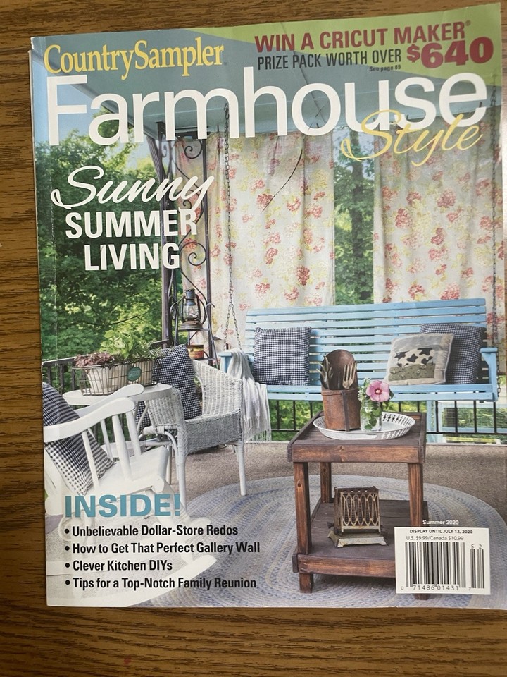Country Sampler Farmhouse Style Magazine Lot Of 7 Spring Summer Autumn ...