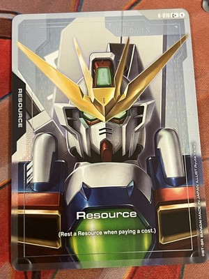 Gundam TCG Card Game Dual Impact Foil Resource GD02 C+ R-016 Gundam X ...