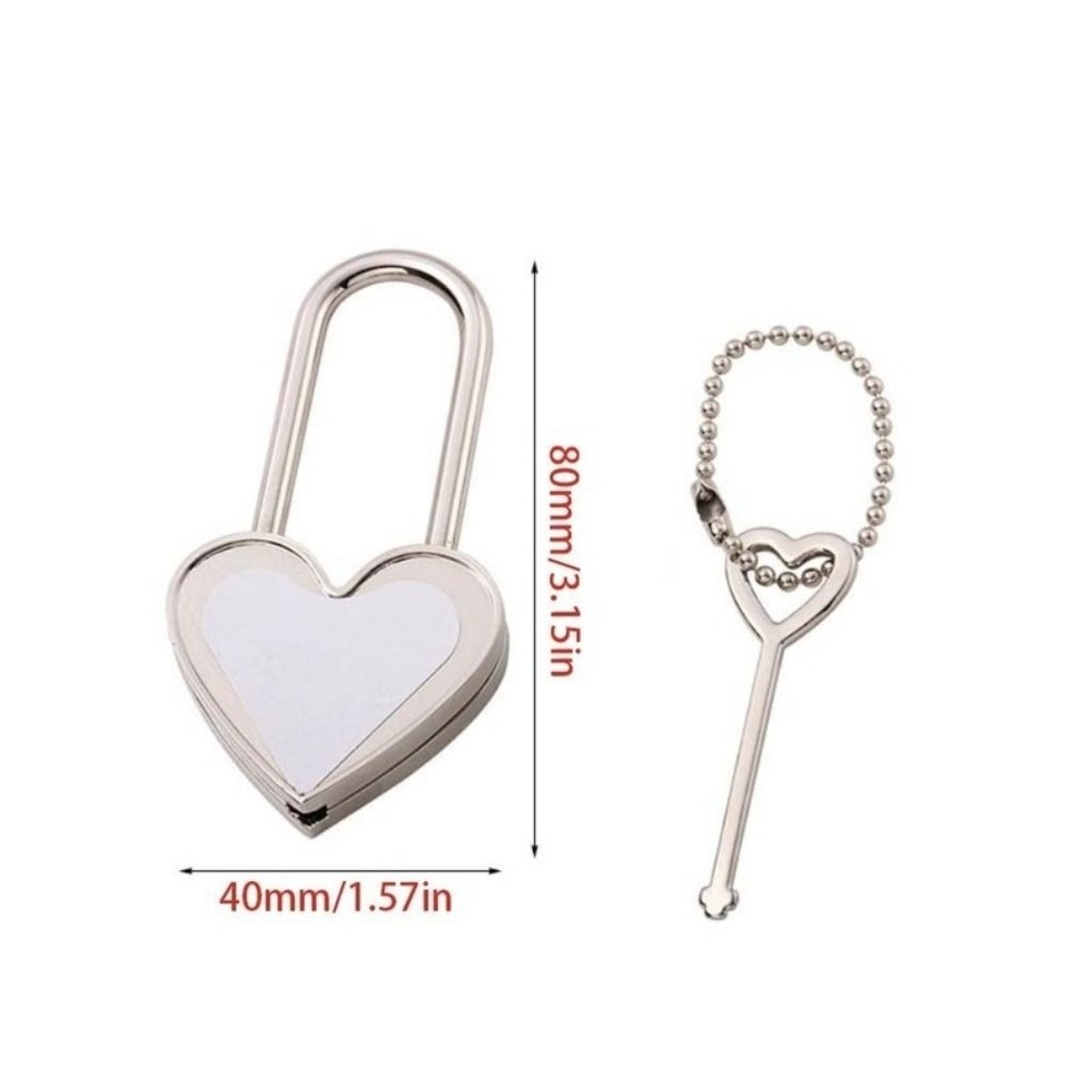 Square Shaped Love Lock Round Shaped Wishing Lock Real Lock Anniversary ...