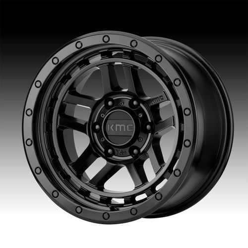 4/KMC KM540 Recon Satin Black 17x8.5 6x120 18mm (KM54078577718) | eBay