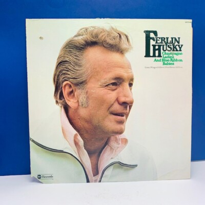 Record vinyl 33 RPM album cover sleeve vtg Lp Ferlin Husky Champagne ...