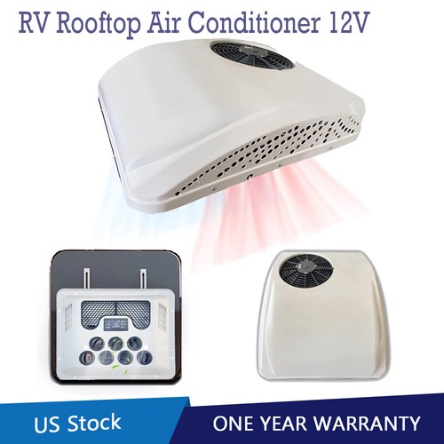 12V RV air conditioner electric rooftop AC Unit fit rv caravan Trailer ...