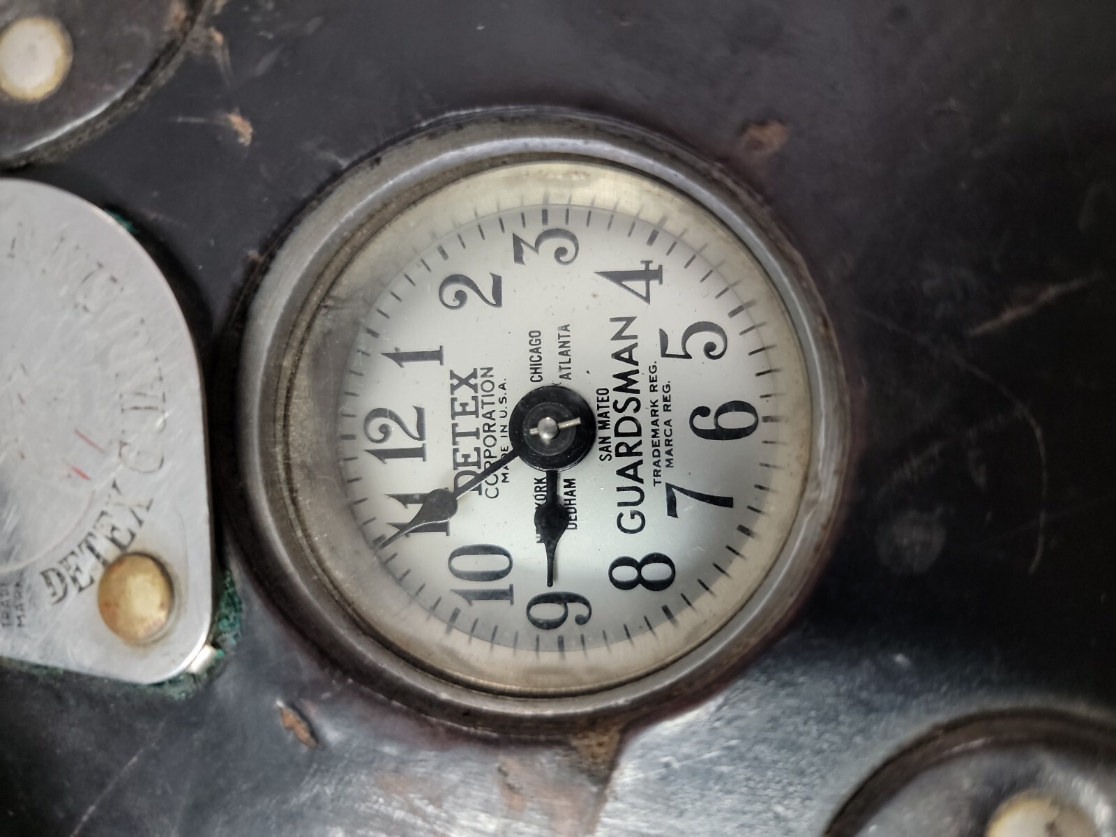 Vintage DETEX Newman Watchman Guardsman Time Clock With Strap UNTESTED ...