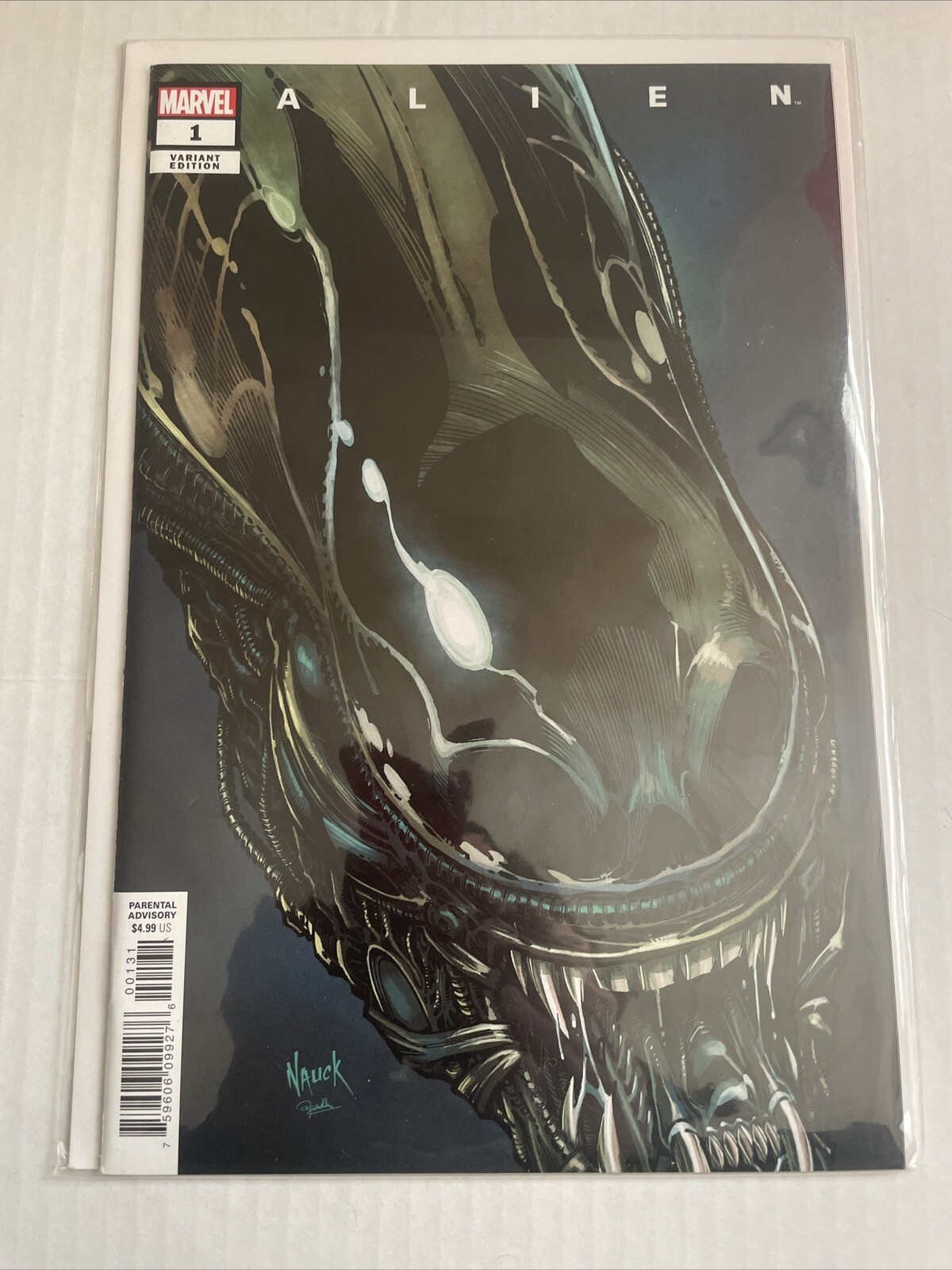 Alien #1 Nauck Headshot Var Marvel Comics Comic Book | eBay