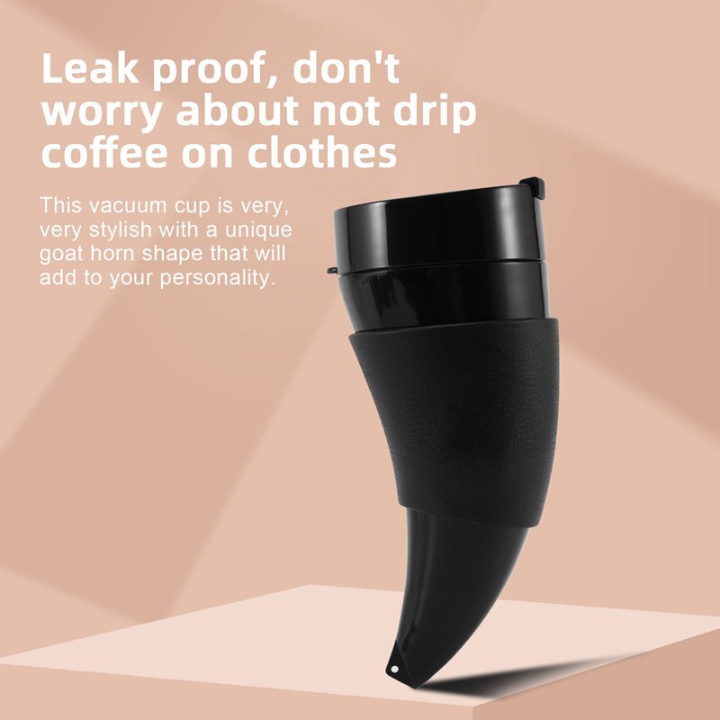 2X(Goat Horns Coffee Mug 230ML Stainless Steel Vacuum Cup Flask Tea Cups8161 | eBay