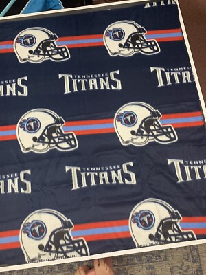 Tennessee Titans 50" x 60" 3 Bar Repeating Pattern Fleece Throw Blanket ...