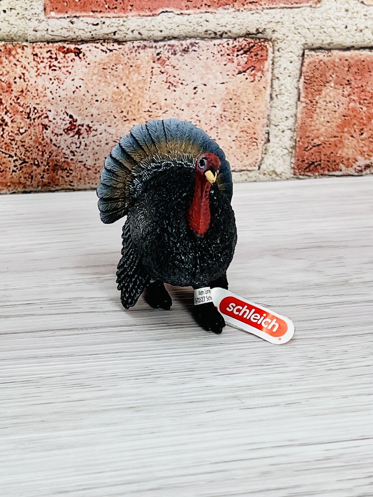 Schleich Turkey Animal Figure Habitat Toy Figurine Thanksgiving 13900 ...