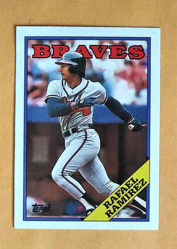 1988 Topps Baseball Card Rafael Ramirez Atlanta Braves #379 | eBay