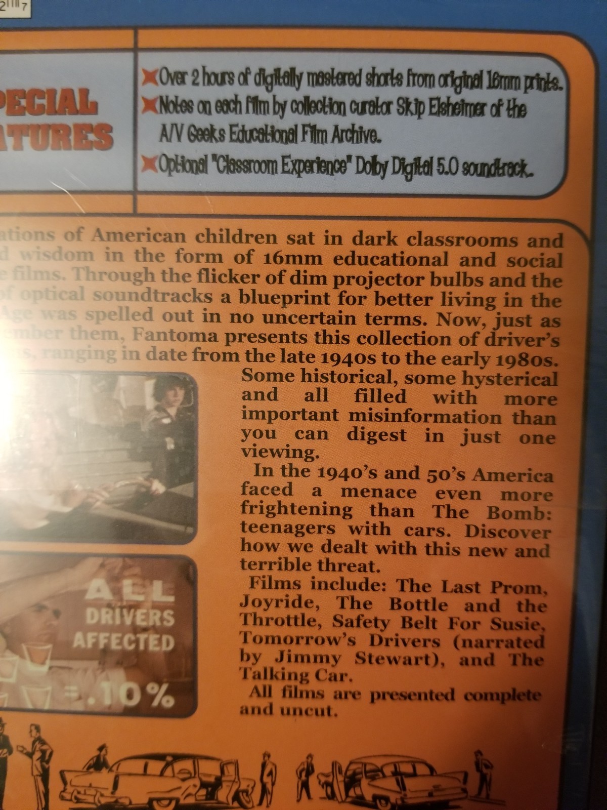 Educational Archives Vol. 3 Driver's Ed DVD Cult Classic Jimmy Stewart ...