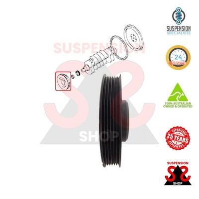 Crankshaft Pulley, Harmonic Balancer Suit HYUNDAI Tiburon 2.7 V6 23124 ...