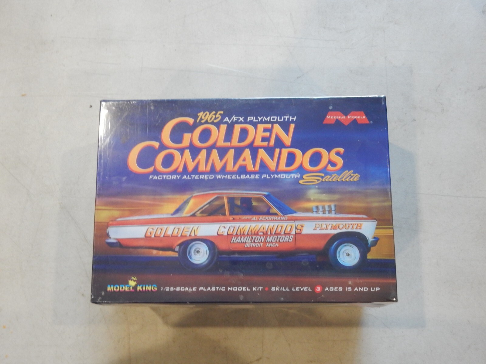 Moebius Models King 1:25 Plymouth Satellite AFX Golden Commandos Car ...