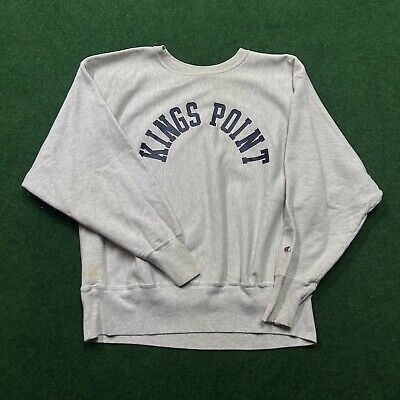 Vintage Champion Sweatshirt Mens XL Gray 90S Kings Point Vintage Champion Sweatshirt Mens XL Gray 90S Kings Point
