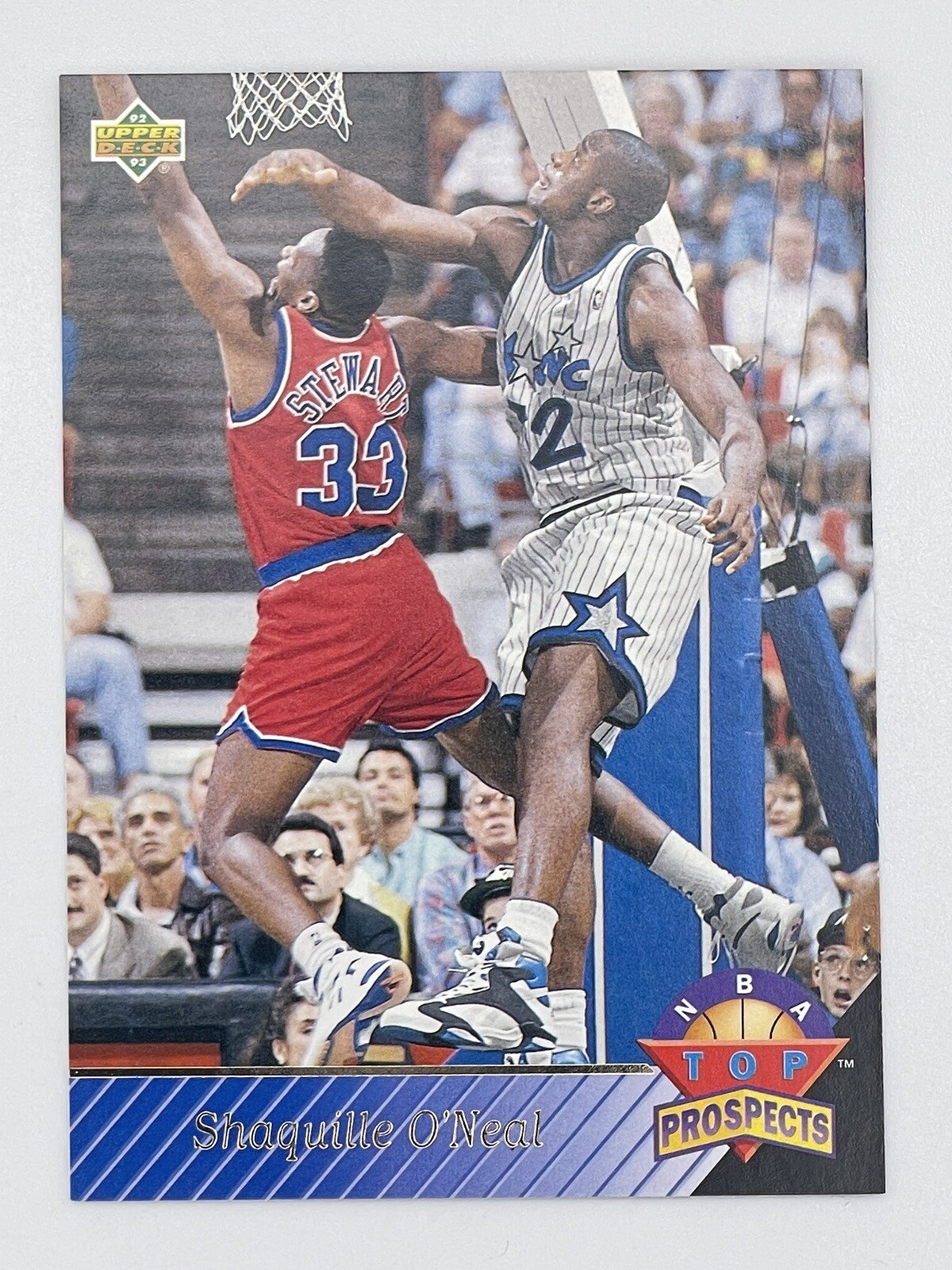 SHAQUILLE O'NEAL 1992-93 Upper Deck Top Prospects #474 ROOKIE CARD Shaq ...