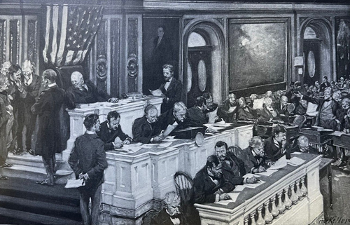 1902 Making Laws at Washington DC Senate Congress | eBay