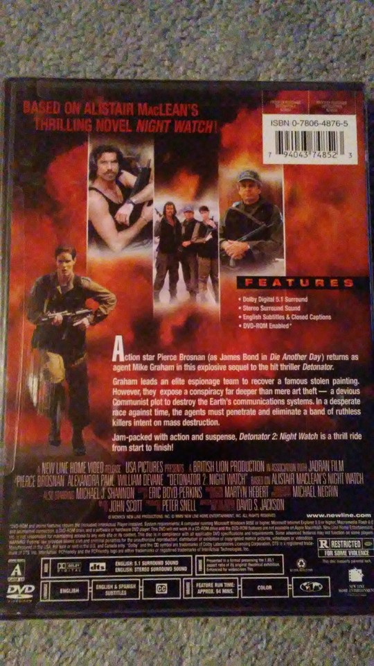 Detonator II: Night Watch (DVD, 2004) | eBay