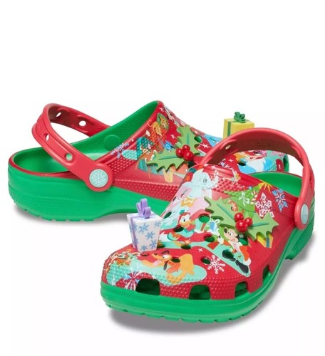 New Crocs Disney Parks Christmas Holiday Crocs NWT W8, Minnie Munchling ...