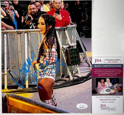 WWE NXT Roxanne Perez Signed Championship Belt 8x10 Photo B Autograph ...