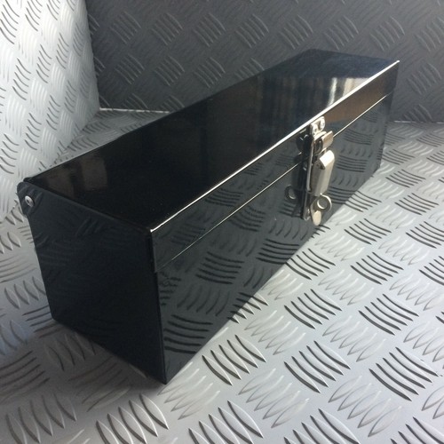 Tractor Tool Box, Black, Metal, Massey Ferguson, John Deere, JCB ...