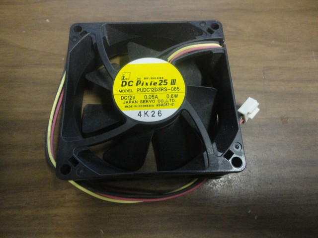 Sony Kdf-50we655 Projection TV 12v DC Cooling Fan Pudc12d3rs-065 for ...