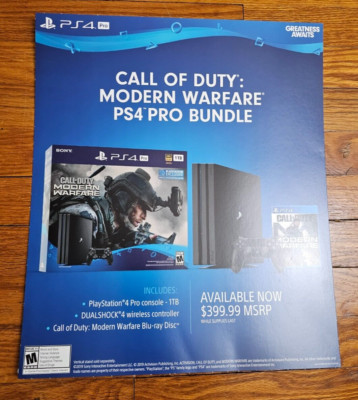 Call of Duty Modern Warfare Gamestop Promo Store Display Wall Poster 16 ...