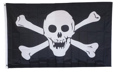 2X3 Crossbones and Skull Cross Bones Pirate Flag Premium Banner FAST ...