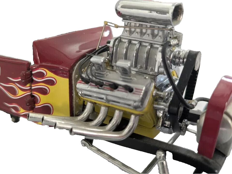 Danbury Mint 1925 Ford "Altered T" Big Red Dragster 1:24 Scale + Extra ...