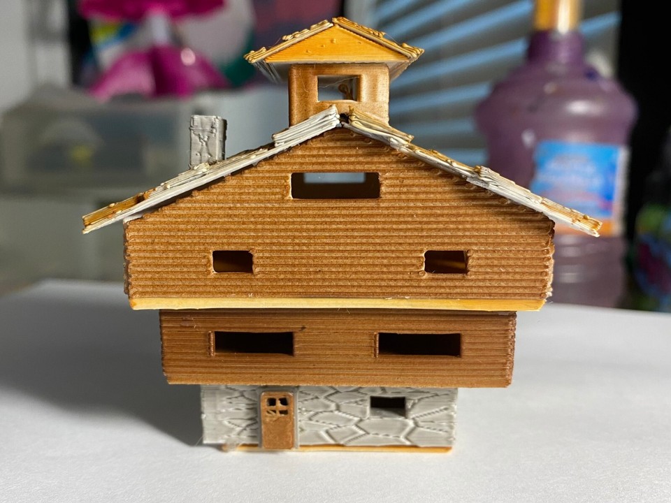 Assembled Scale Model Majestic Mountain Cabin T, Z, N, HO, S, & O Scale ...