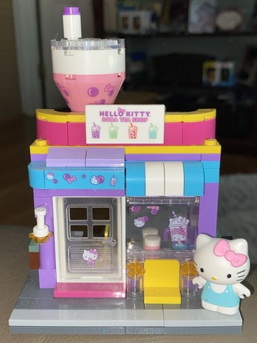 Sanrio Hello Kitty Boba Tea Shop Build Set w/ Figure | eBay