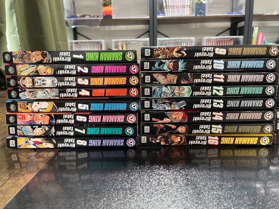 Shaman King Complete/Full Original Manga Set, Volumes 1-32, English ...